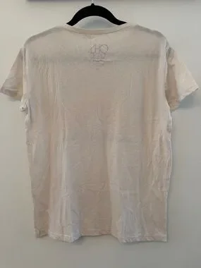 Chaser | Tops | Chaser White Tee With Yellow Orange Sunburst And Purple ...